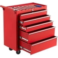 5 Drawers Rolling Tool Chest with Wheels, Portable Rolling Tool Boxes ...