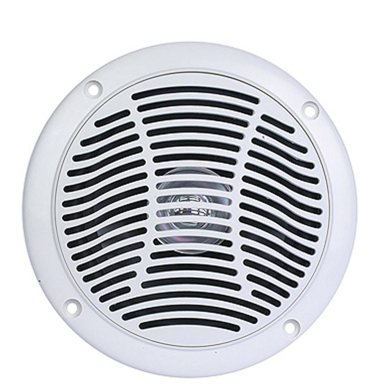 5' Dual Cone Waterproof Speaker Wh - Walmart.com
