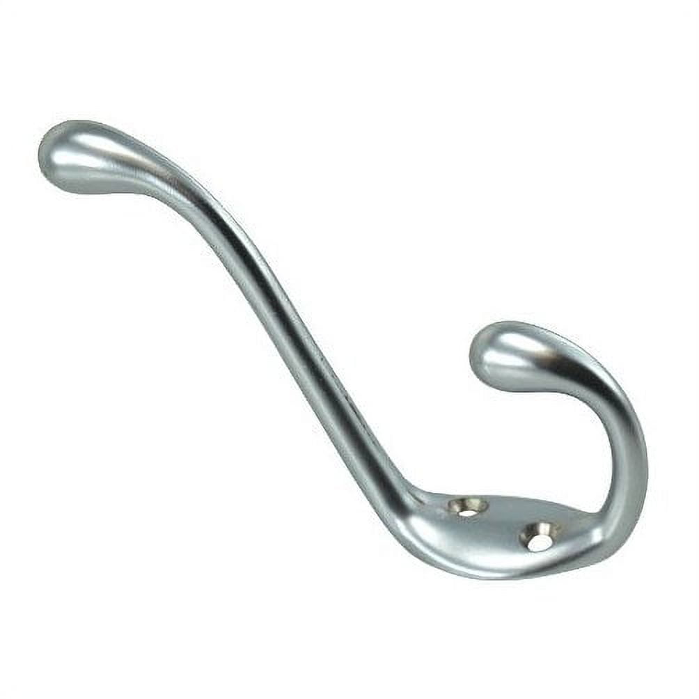 5" Dull Chrome Heavy Duty Garment Hook - Walmart.com