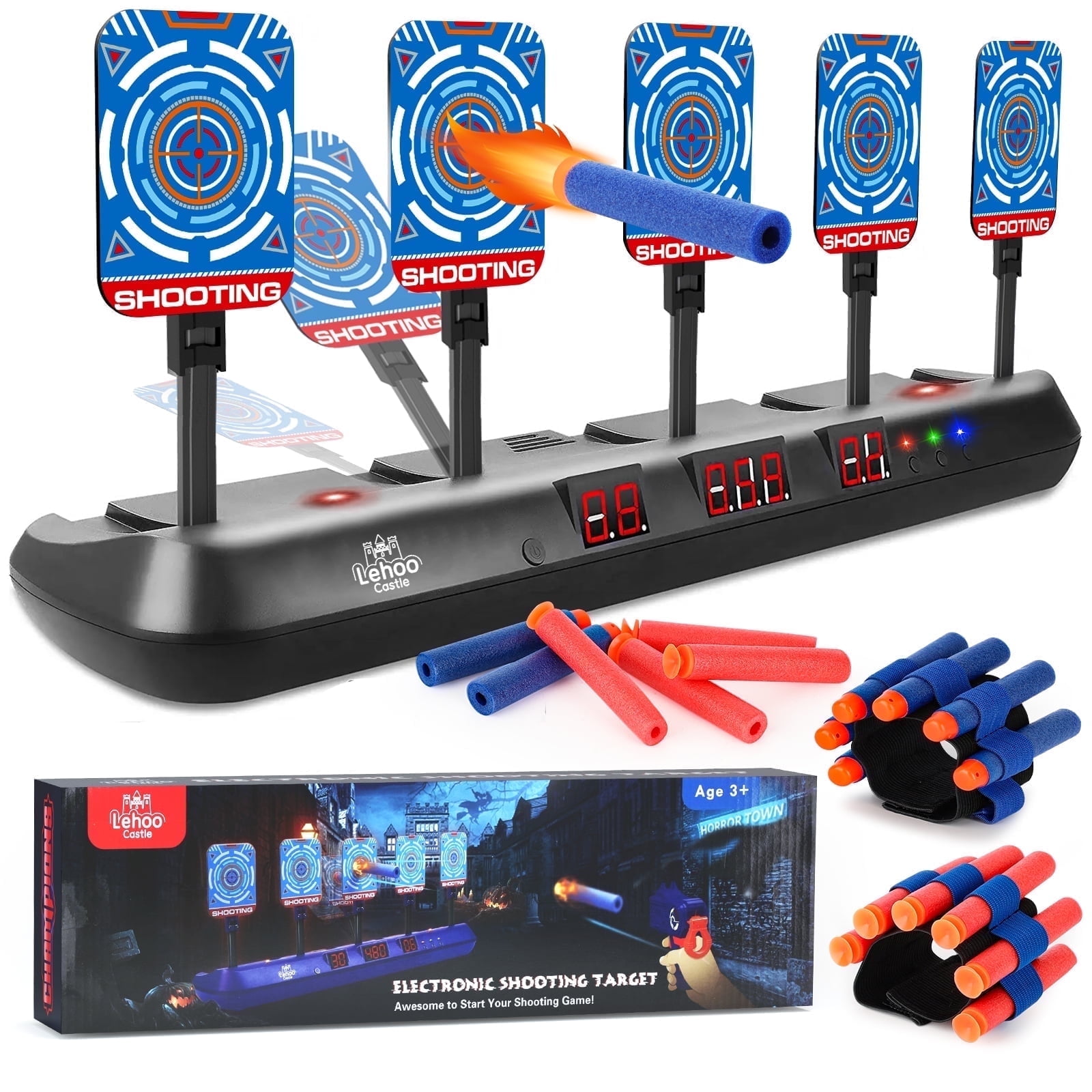 5 Electronic Digital Target with Auto-Reset for 4-10 Kids, Digital ...