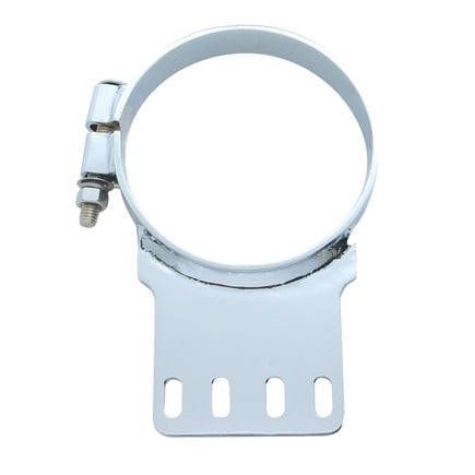 5" Exhaust Clamp Chrome Steel Stack 5" Pipe Clamp Mount Compatible with ...