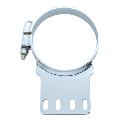 5" Exhaust Clamp Chrome Steel Stack 5" Pipe Clamp Mount Compatible with ...