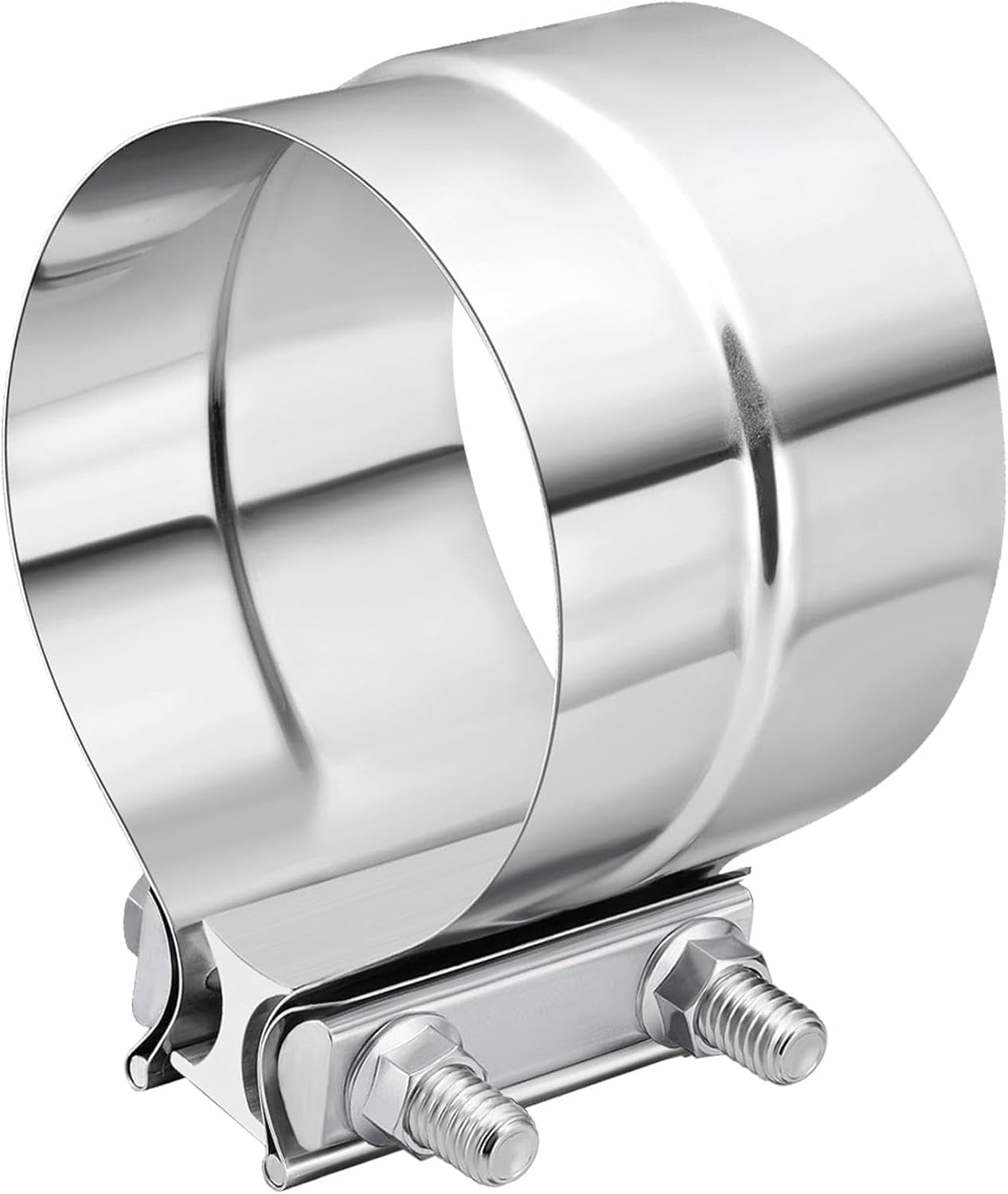 5'' Exhaust Clamp,Lap Joint Band Clamp Stainless Steel for Pipes ...