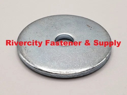 (5) Extra Thick Heavy Duty Fender Washers 1/4" X 1-1/2 " Large Od 1/4X1 ...