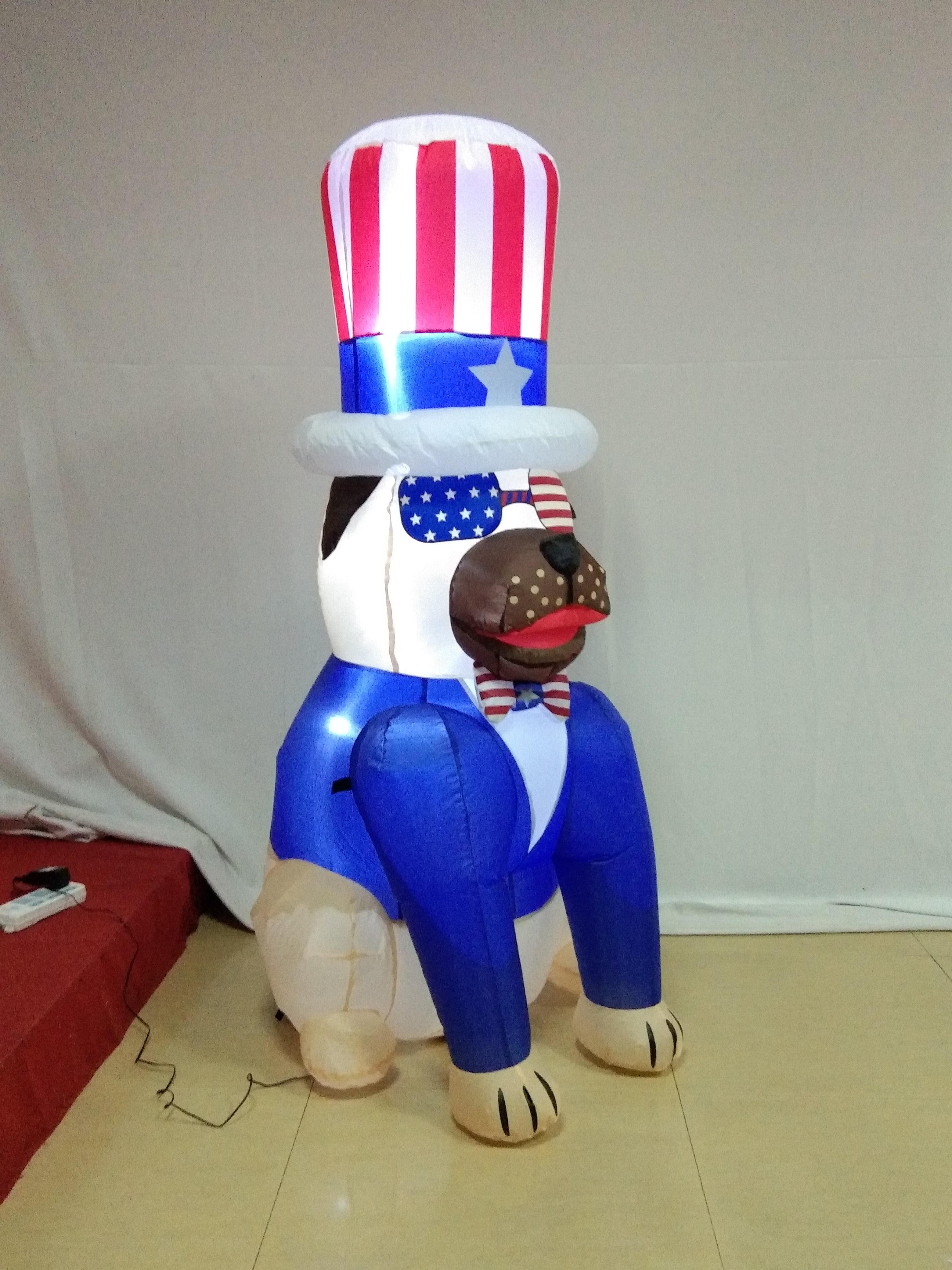 5 FT Inflatable Independence Day Dog - Walmart.com