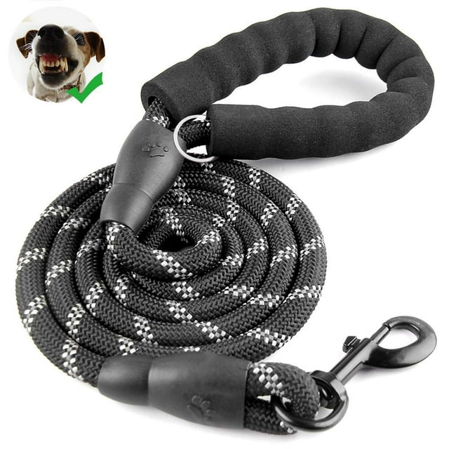 5 FT Strong Dog Leash with Comfortable Padded Handle and Highly ...