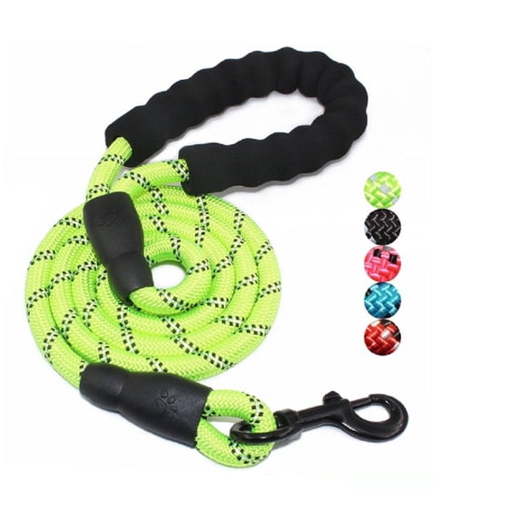 TIKA Strong Nylon Dog Leash for Medium and Large Breeds - 5ft with ...