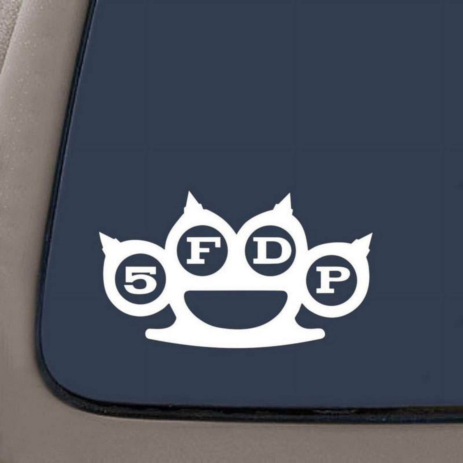5 Finger Death Punch Decal | 5.5 Inches By 3.2 Inches | White Vinyl ...