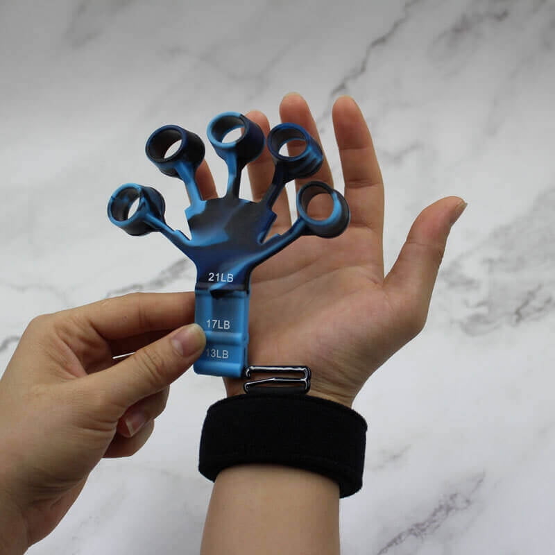 5-Finger Silicone Wrist Tensioner-Finger Exercise Trainer - Walmart.com