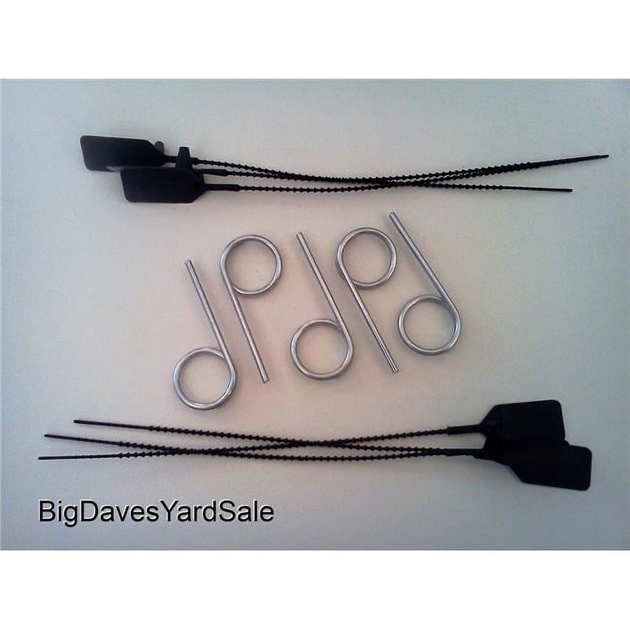 5 - Fire Extinguisher Pull Pins & 6 Tamper Seals, Black - Walmart.com