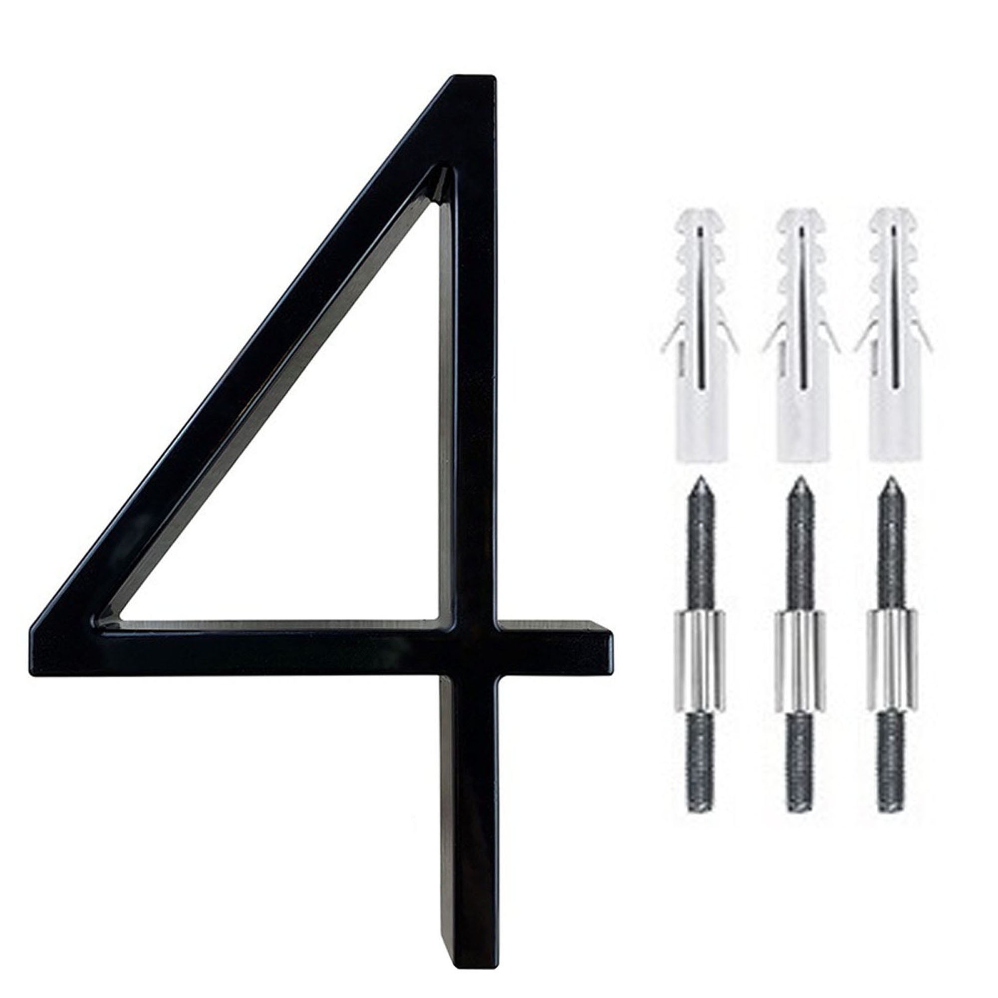 5 Floating House Number, Modern House Numbers, Mailbox Decor Number ...