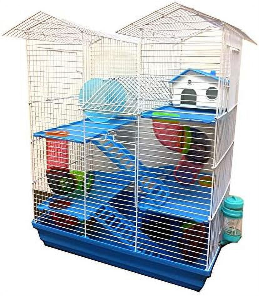 5-Floor Large Twin Tower Habitat Dwarf Syrian Hamster Rodent Gerbil ...