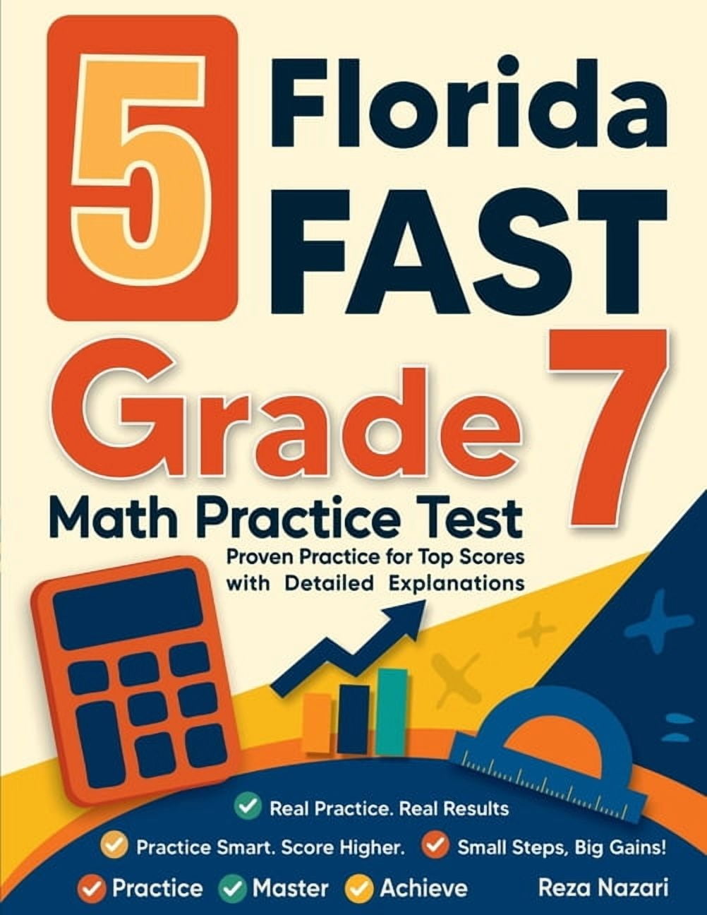 5 Florida FAST Grade 7 Math Practice Tests: Proven Practice for Top ...