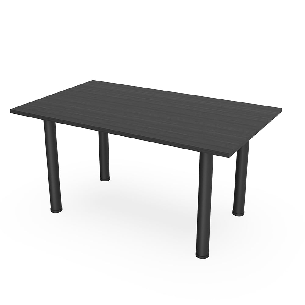 5 Foot Rectangular Conference Table Post Legs Power And Data - Walmart ...