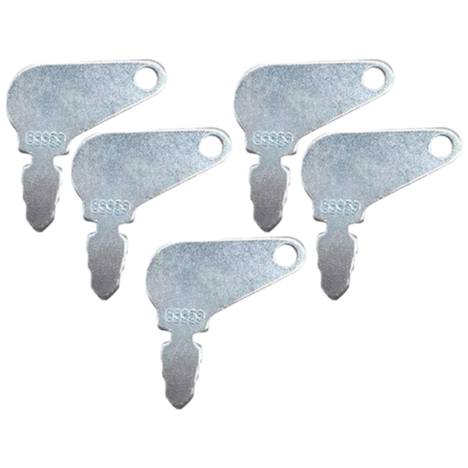 (5) For Case John Deere Massey Ferguson Terramite Tractor Ignition Keys ...