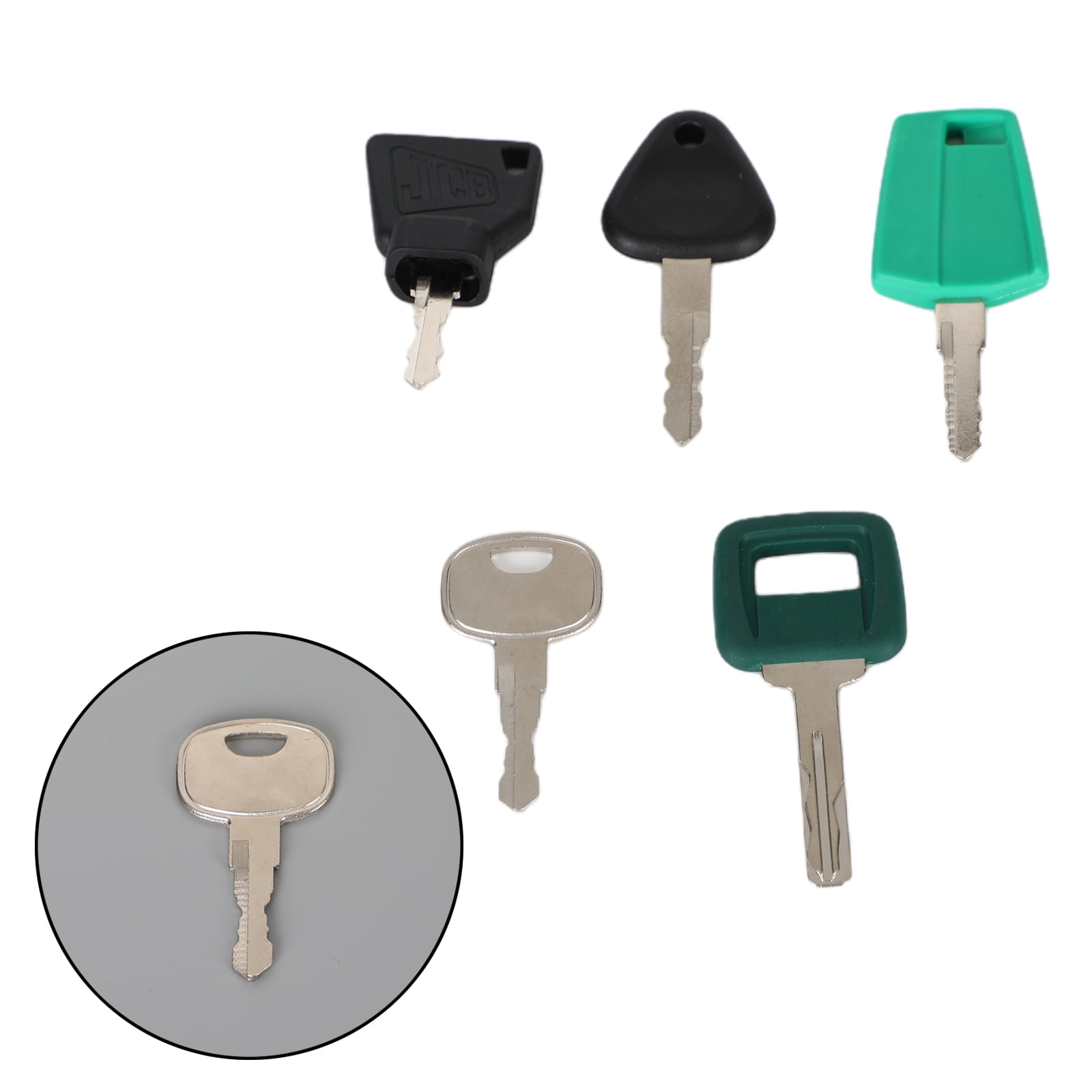5 For Volvo Heavy Equipment Ignition Keys With Laser Cut Key Excavator ...