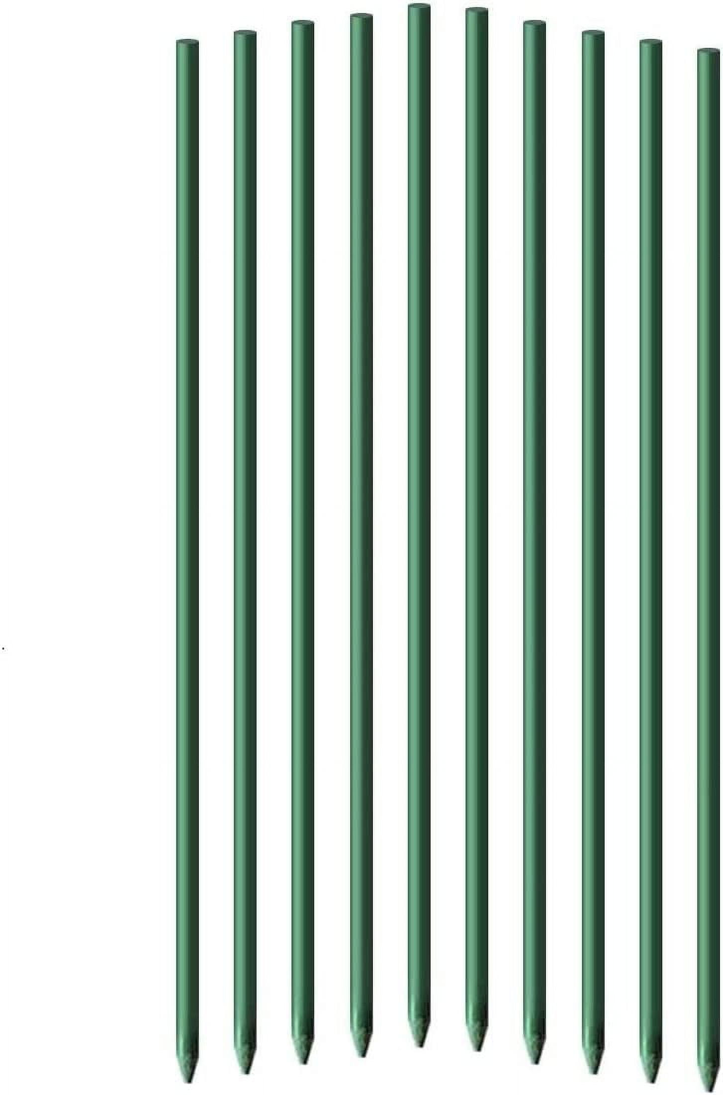 5 Ft 50pack Garden Stakes for Climbing ,1/4" Dia Supports Poles ...