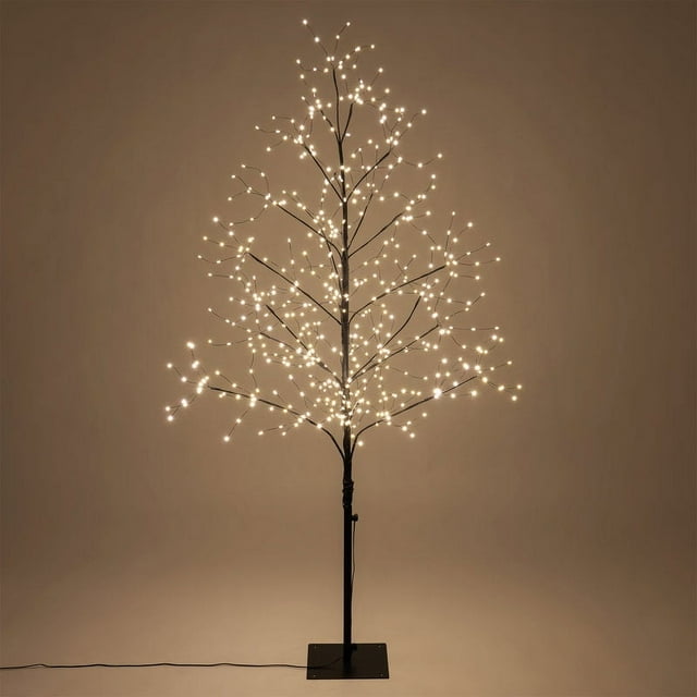 5 Ft Black Fairy Light Tree Fairy Decor Lighted Tree Bedroom Decor with ...