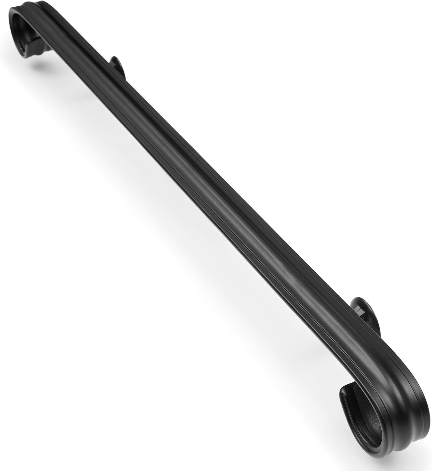 5 Ft Wrought Iron handrail Stair Railing Grab Bar Kit Matte Black Rail ...