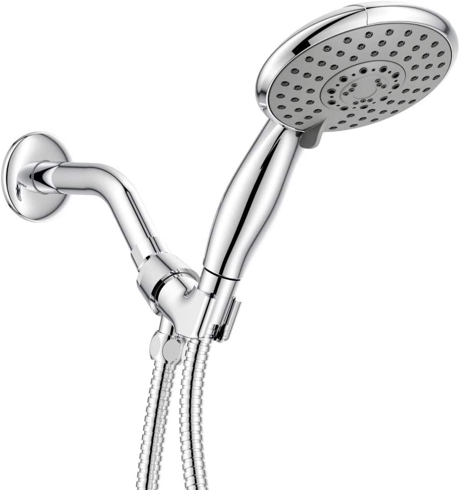 5-Function High Pressure Handheld with Solid Brass Angle-Adjustable ...
