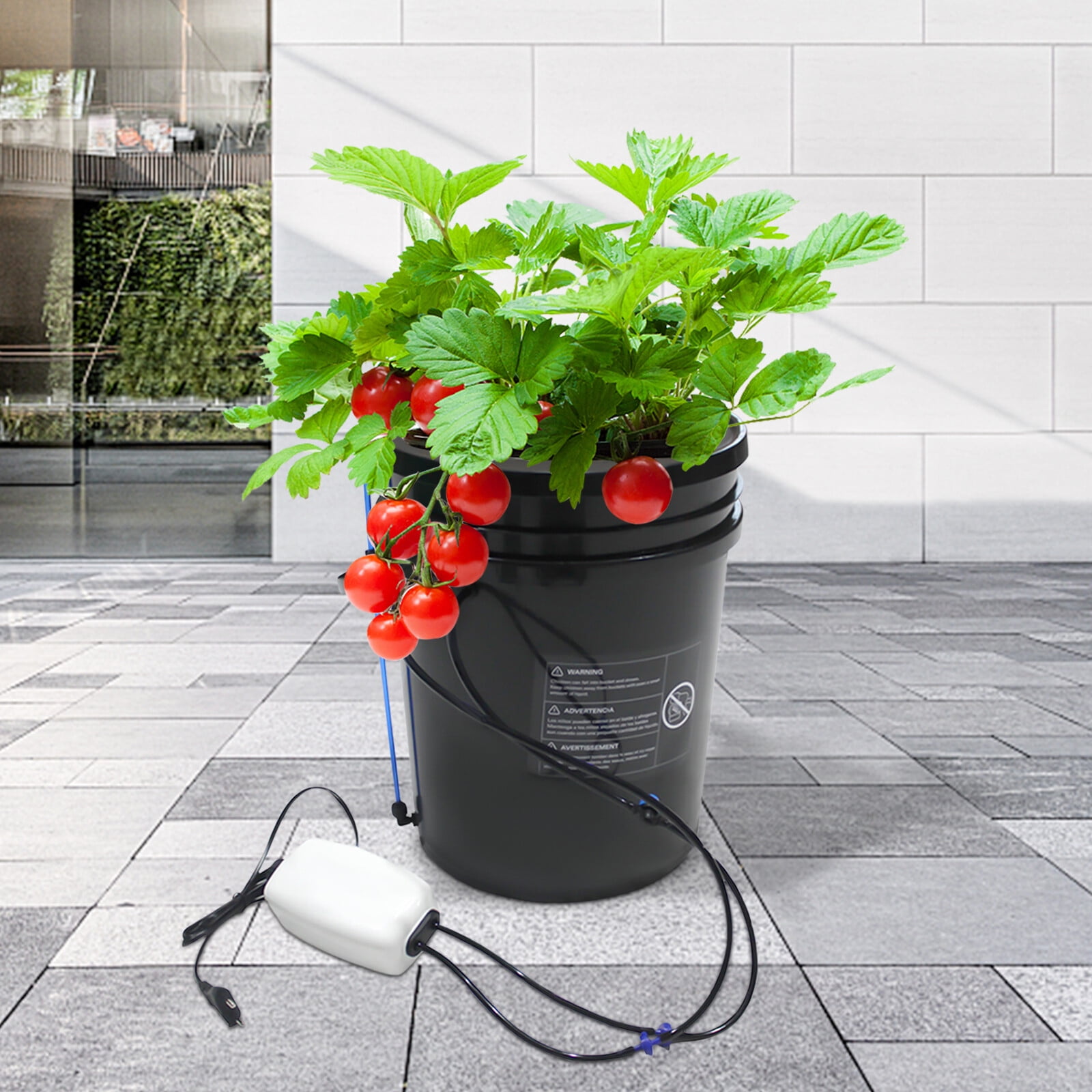 5 Gallon 1 Buckets Hydroponic Bucket Hydroponic Machine Drip Irrigation ...