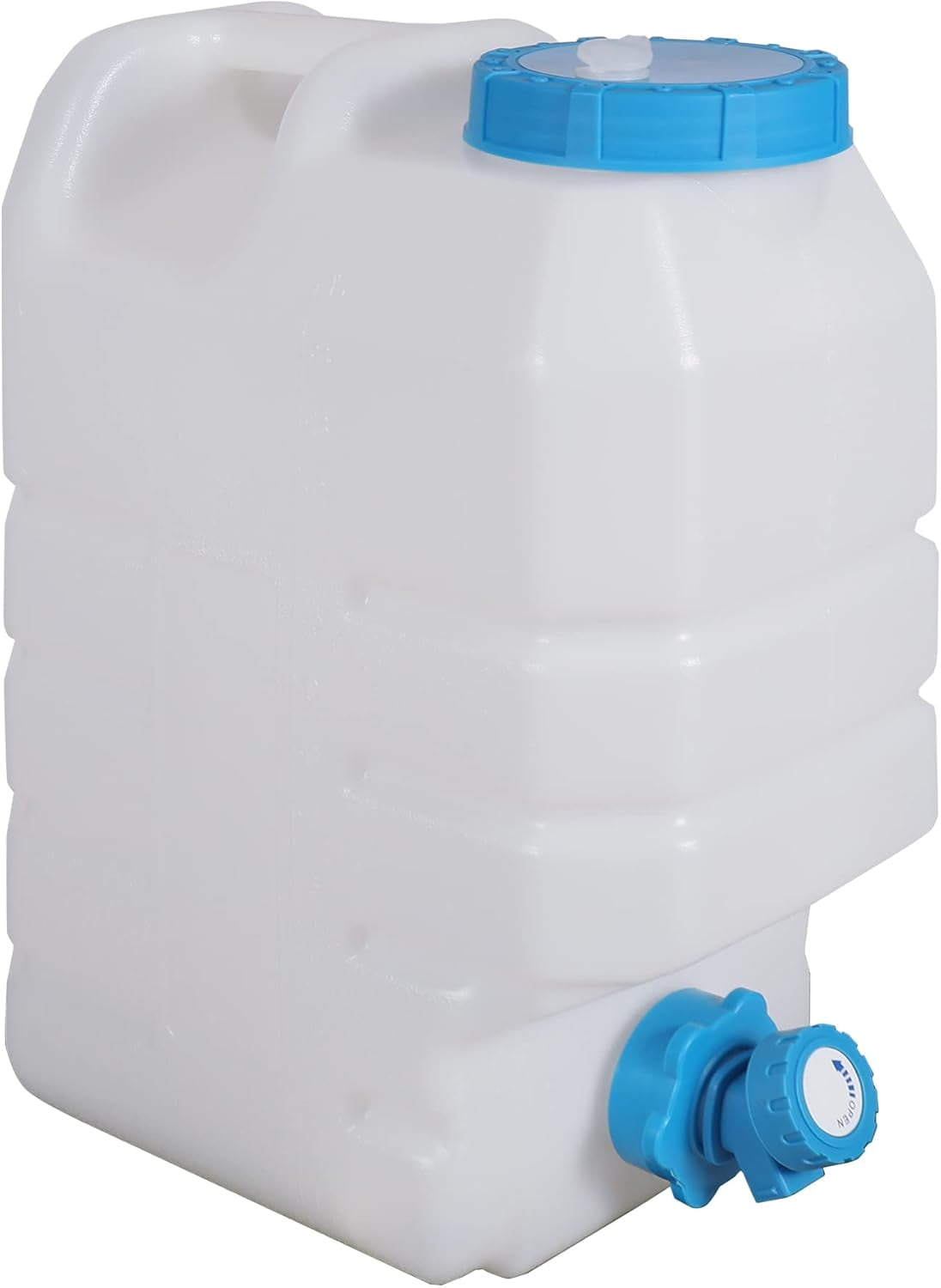 5 Gallon/18.5L Water Container with Spigot, Portable BPA Free Water Jug ...