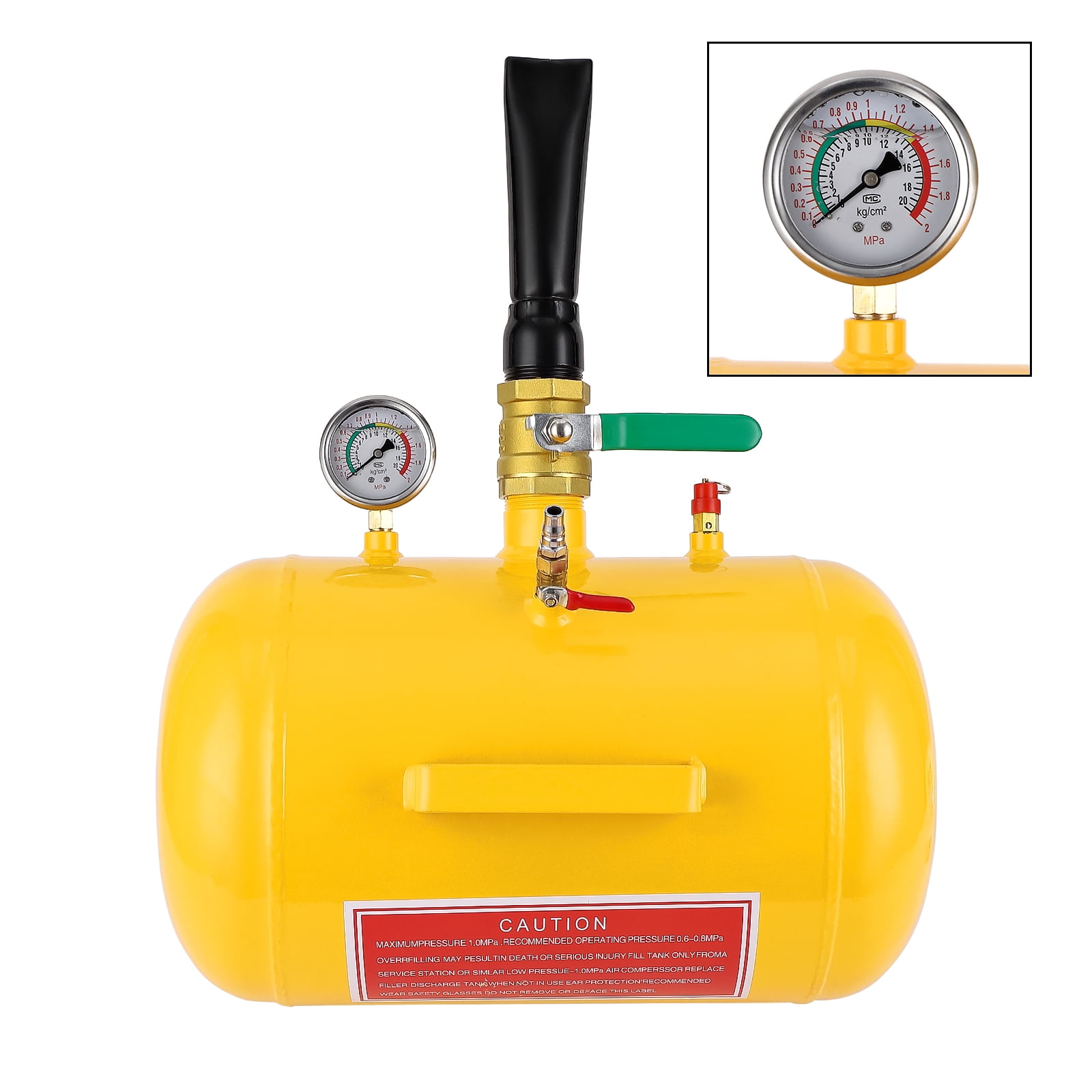 5 Gallon Air Tire Bead Seater, 120PSI Tire Burst Inflation Sealer ...