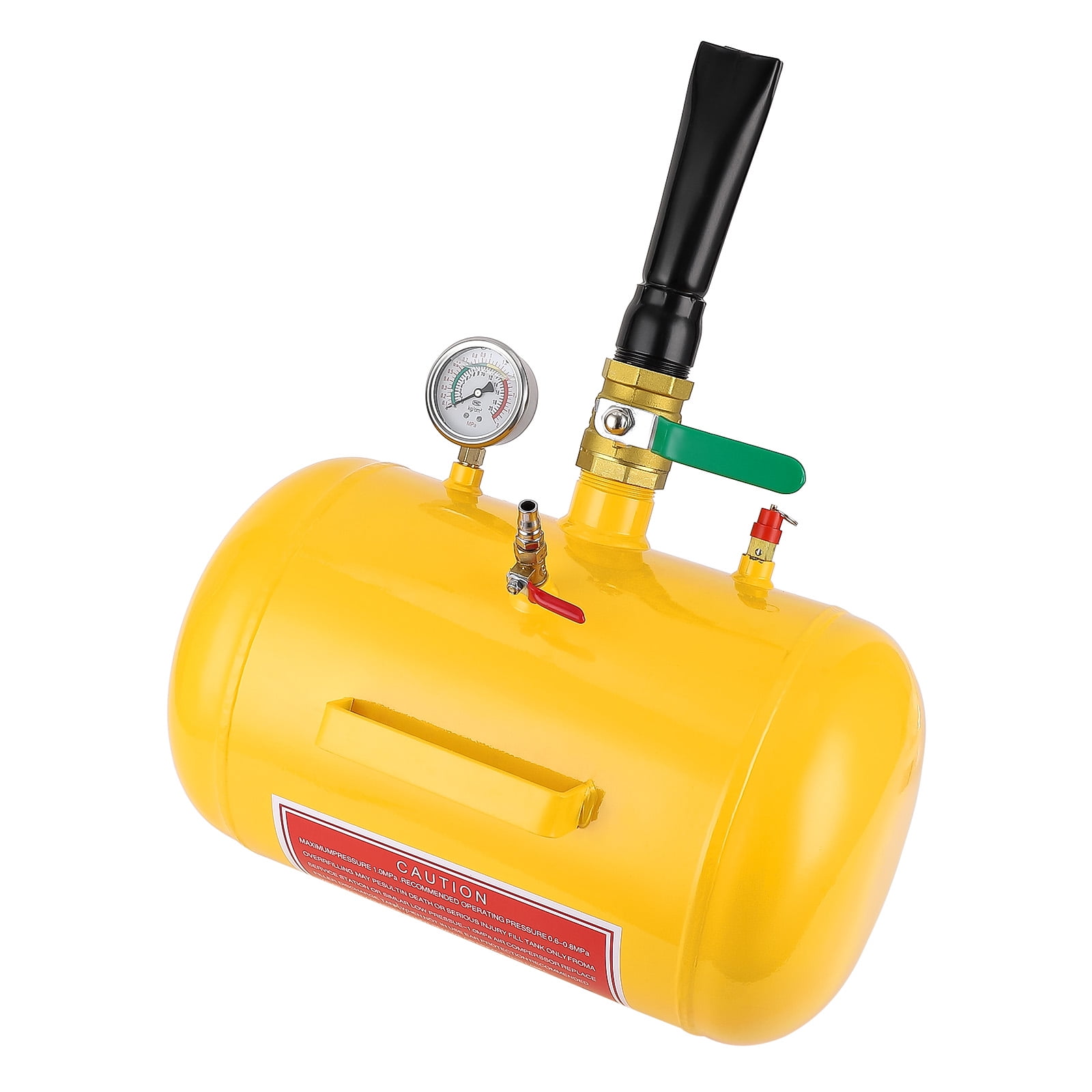 5 Gallon Air Tire Bead Seater, w/Pressure Gauge & Handle, Wheel Seating ...