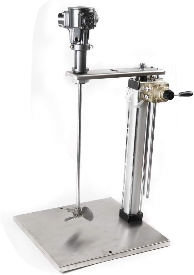 5 Gallon Automatic Pneumatic Mixer with Stand Air Stirrer Paint Stirrer ...