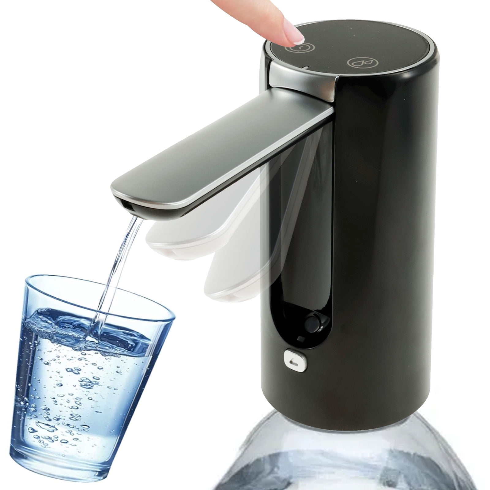 5 Gallon Bottle Water Dispenser,Foldable Universal Water Bottle Pump ...