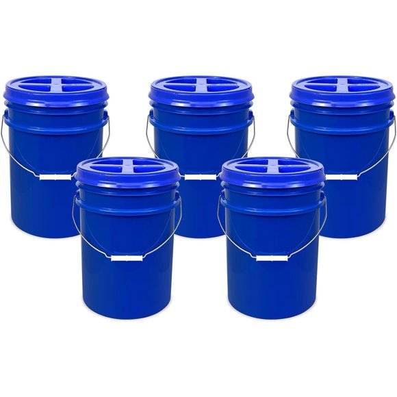 Clear 5 Gallon Bucket