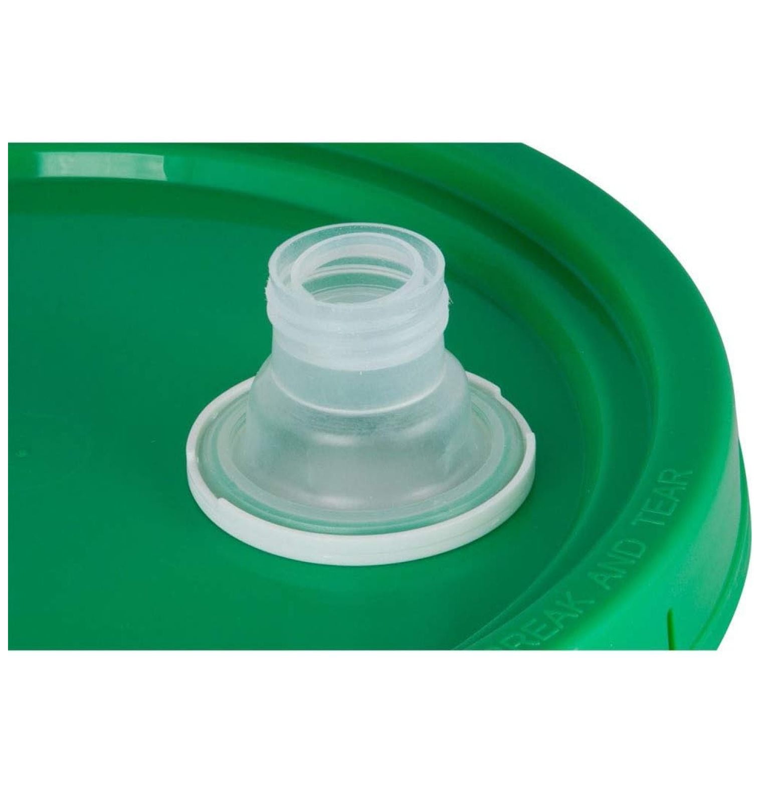 5 Gallon Bucket Lids,Green Reike Spout Plastic Bucket Lid | Pail Lid-UN ...