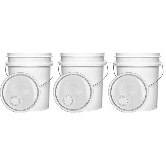 Clear 5 Gallon Bucket