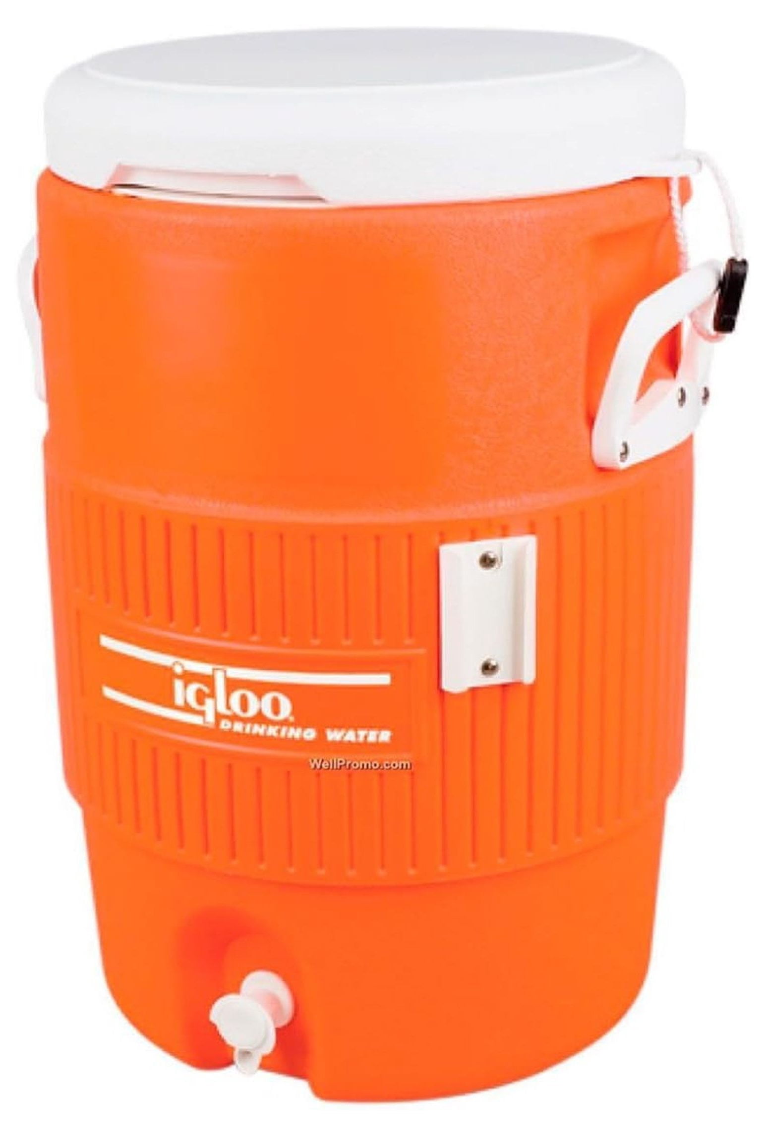 5 Gallon Cooler with Seat Lid in Orange - Walmart.com