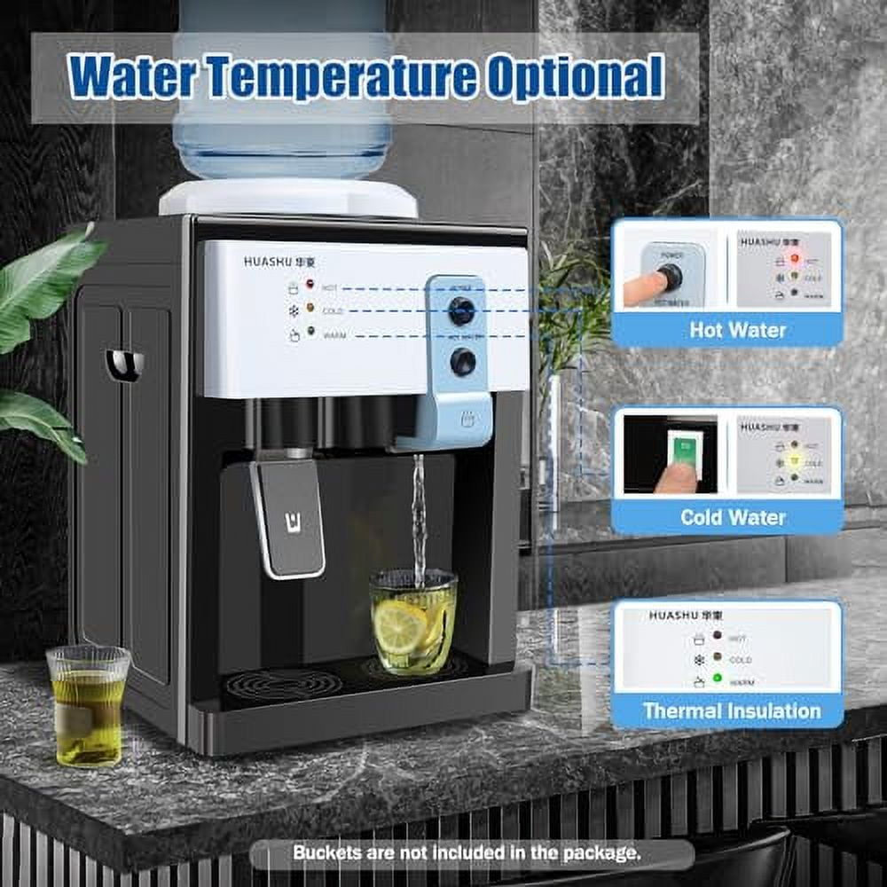 5 Gallon Countertop Water Cooler Dispenser, Countertop Water Dispenser ...