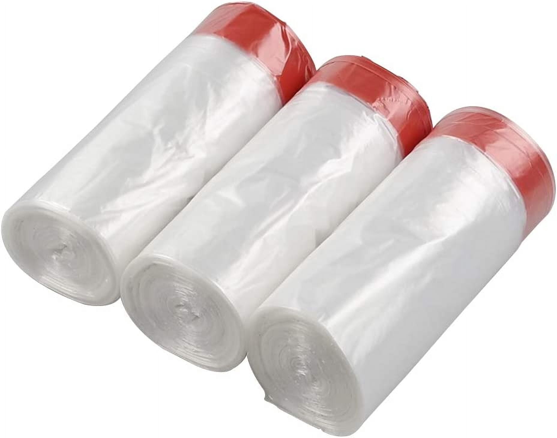 5 Gallon Drawstring Garbage Bags, Clear Trash Bags, 108 bags - Walmart.com