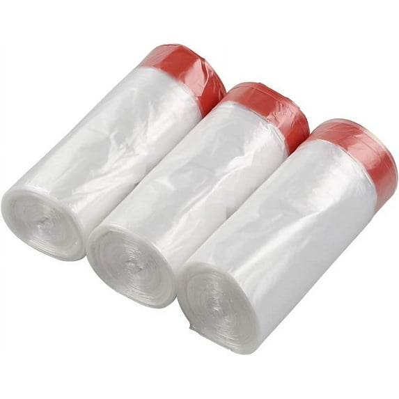 5 Gallon Drawstring Garbage Bags, Clear Trash Bags, 108 bags - Walmart.com