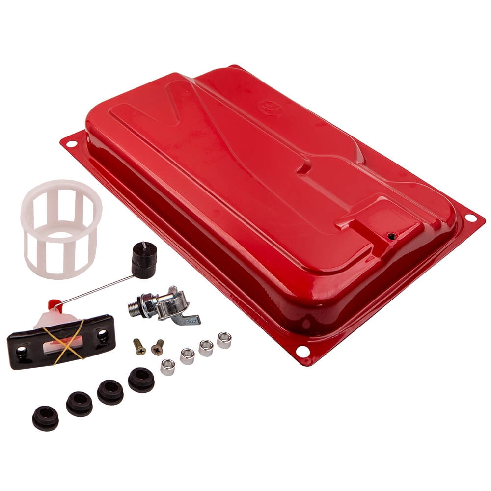 5 Gallon Gas Tank Fuel Filter w/ Cap Gauge Petcock for EC2500 Generator ...