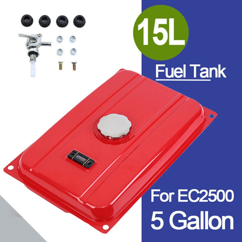 5 Gallon Generator Gas Tank Fuel Filter Cap Gauge Petcock EC2500 ...