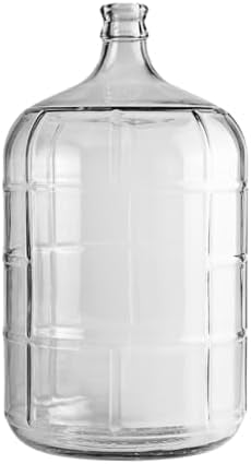 5 Gallon Glass Carboy | Made with Italian Glass | Clear | Food Grade ...