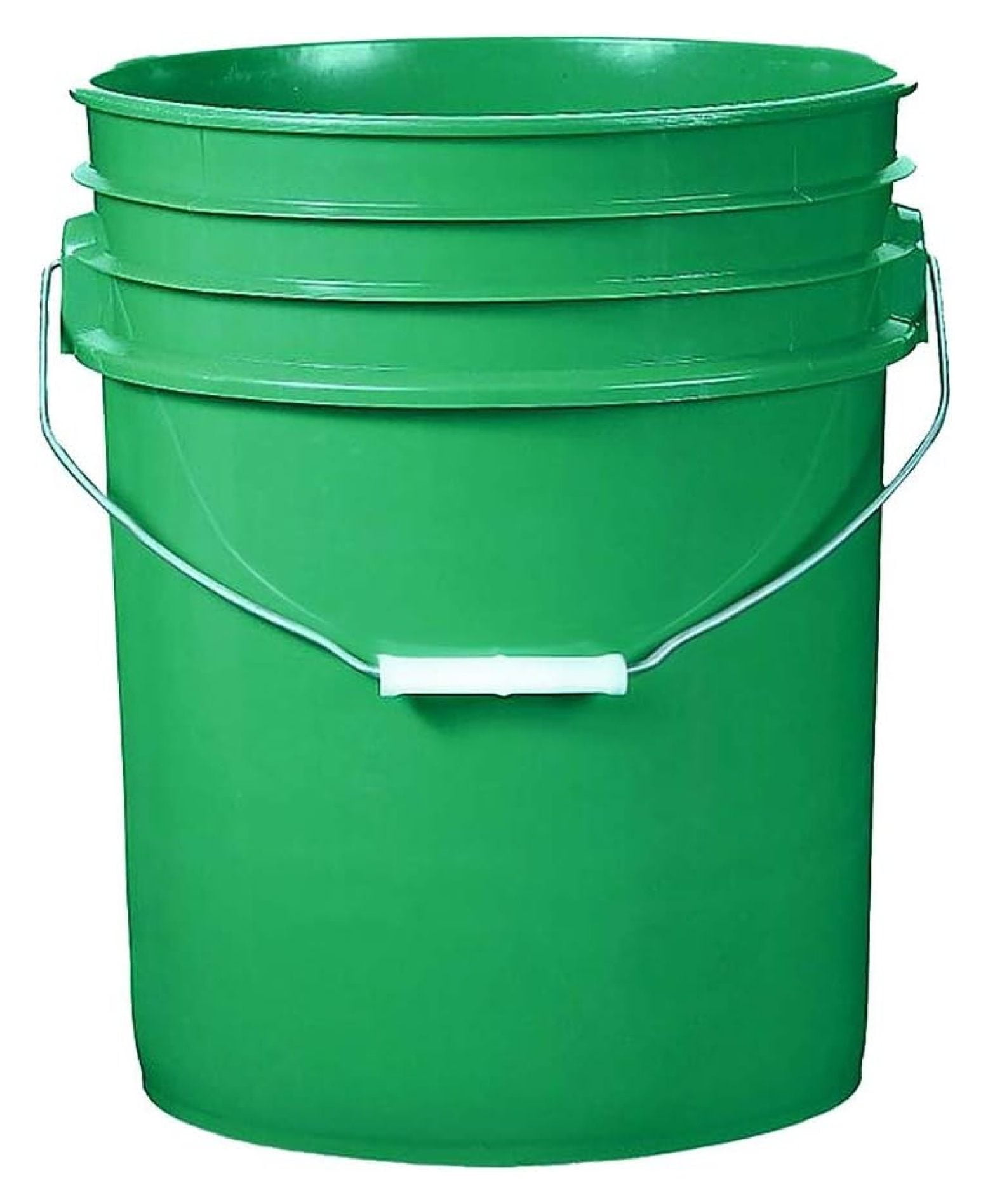 5 Gallon Green Plastic Buckets | 3 Pack | HDPE Plastic | Super Heavy ...