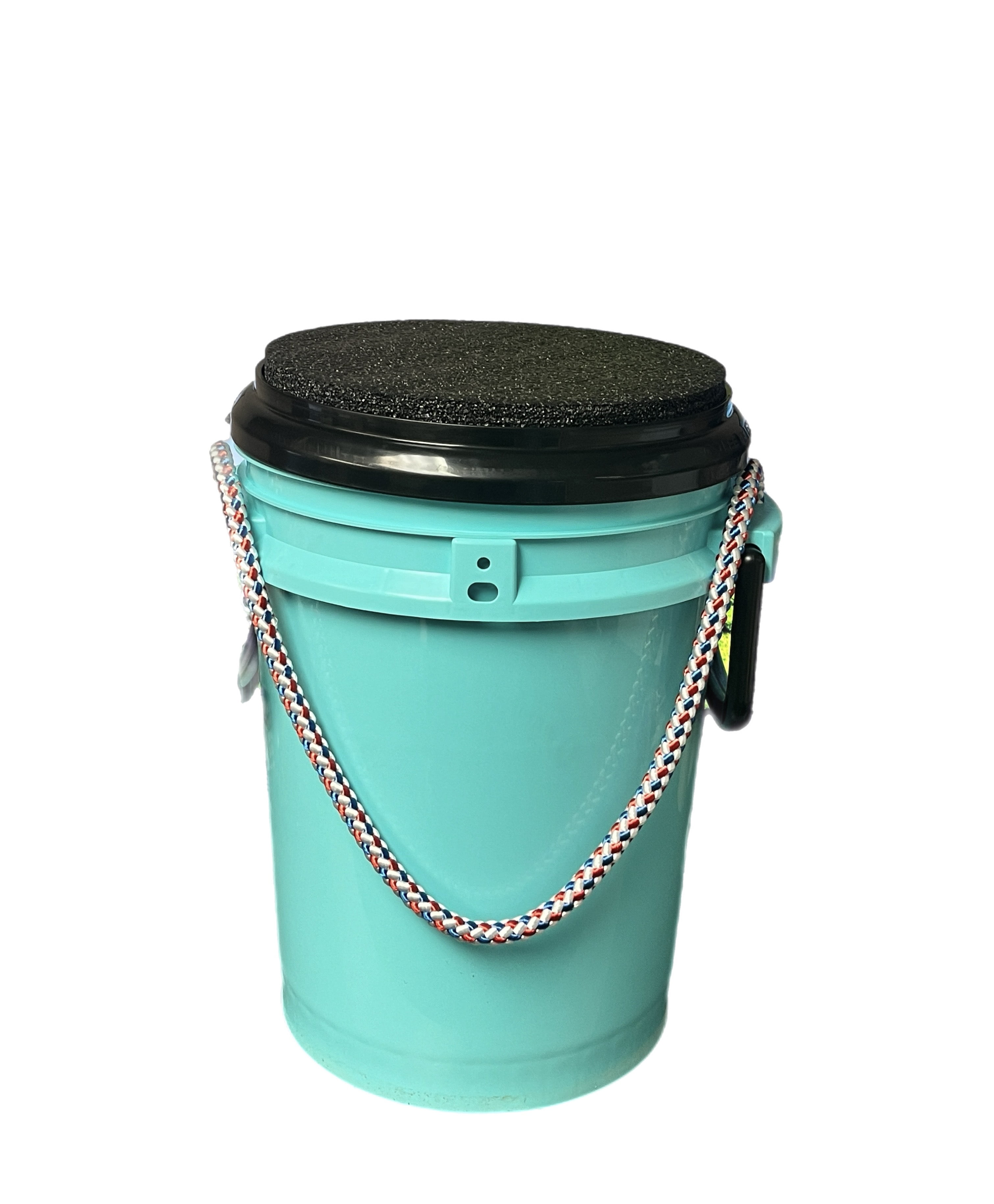 5 Gallon ISmart Bucket Rope Handle with Padded Seat (Aqua) - Walmart.com