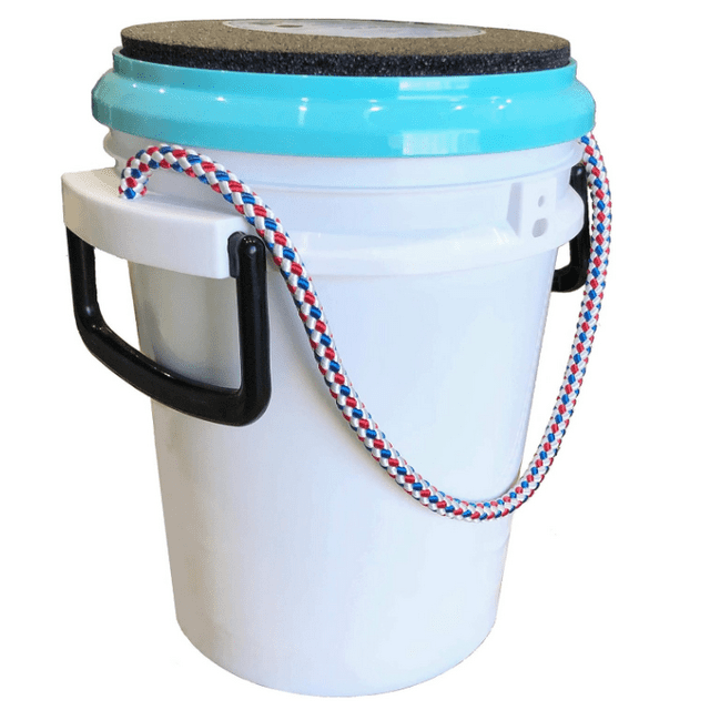 5 Gallon ISmart Bucket Rope Handle with Padded Seat (White) - Walmart.com