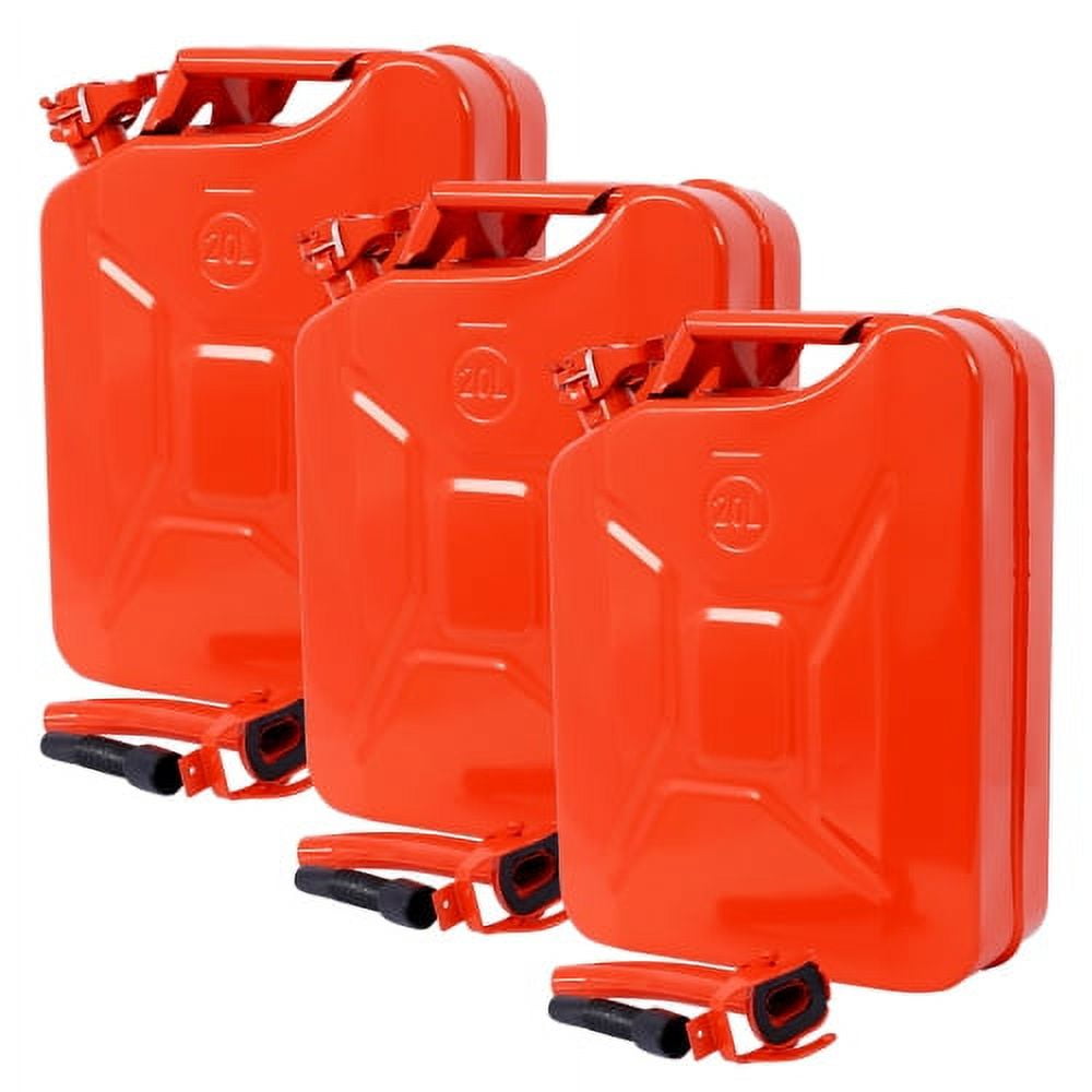 5 Gallon) Jerry Fuel Can with Flexible Spout, Portable Jerry Cans Fuel ...