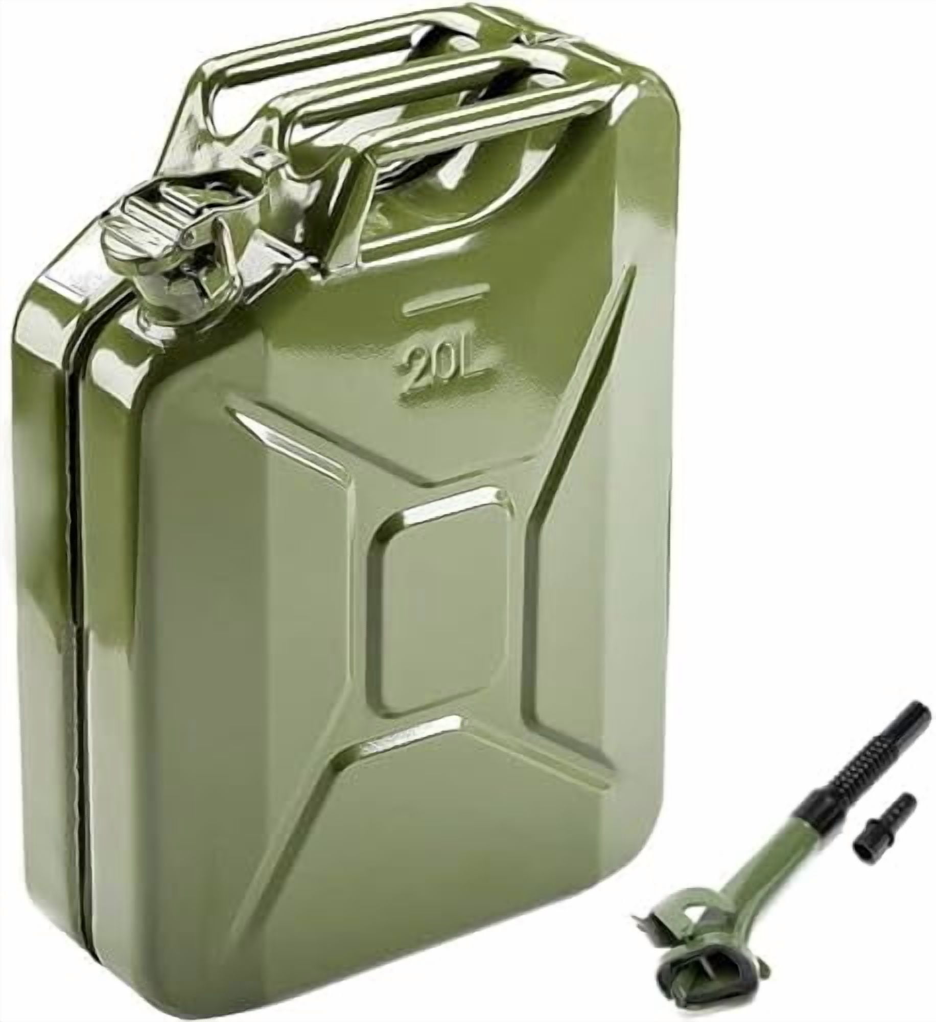 5 Gallon Metal Container, 20L Cold-Rolled Steel Liquid Storage Jugs ...