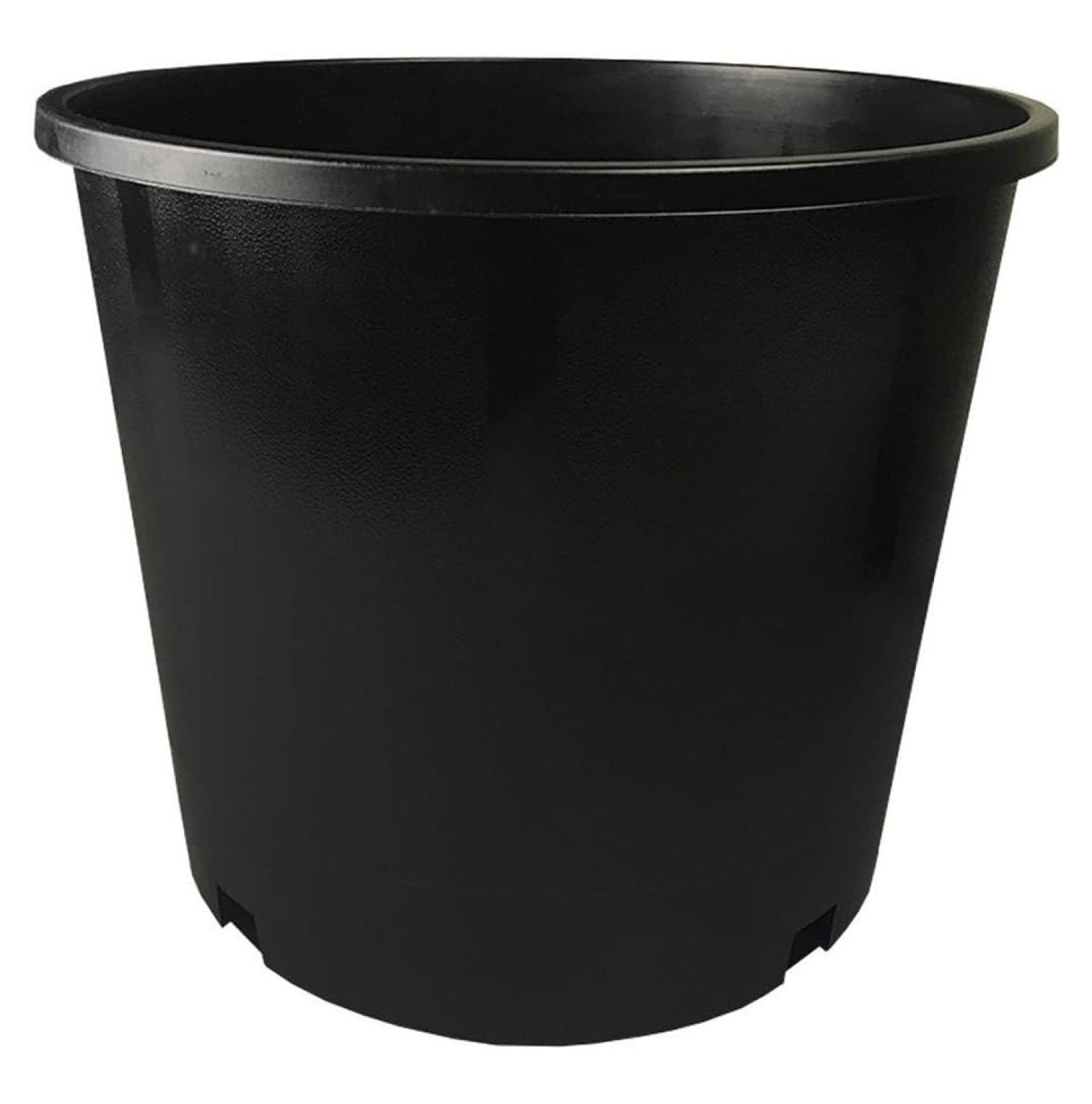 5 Gallon Nursery Pots 10-Pack - Black Plastic Plant Containers for ...