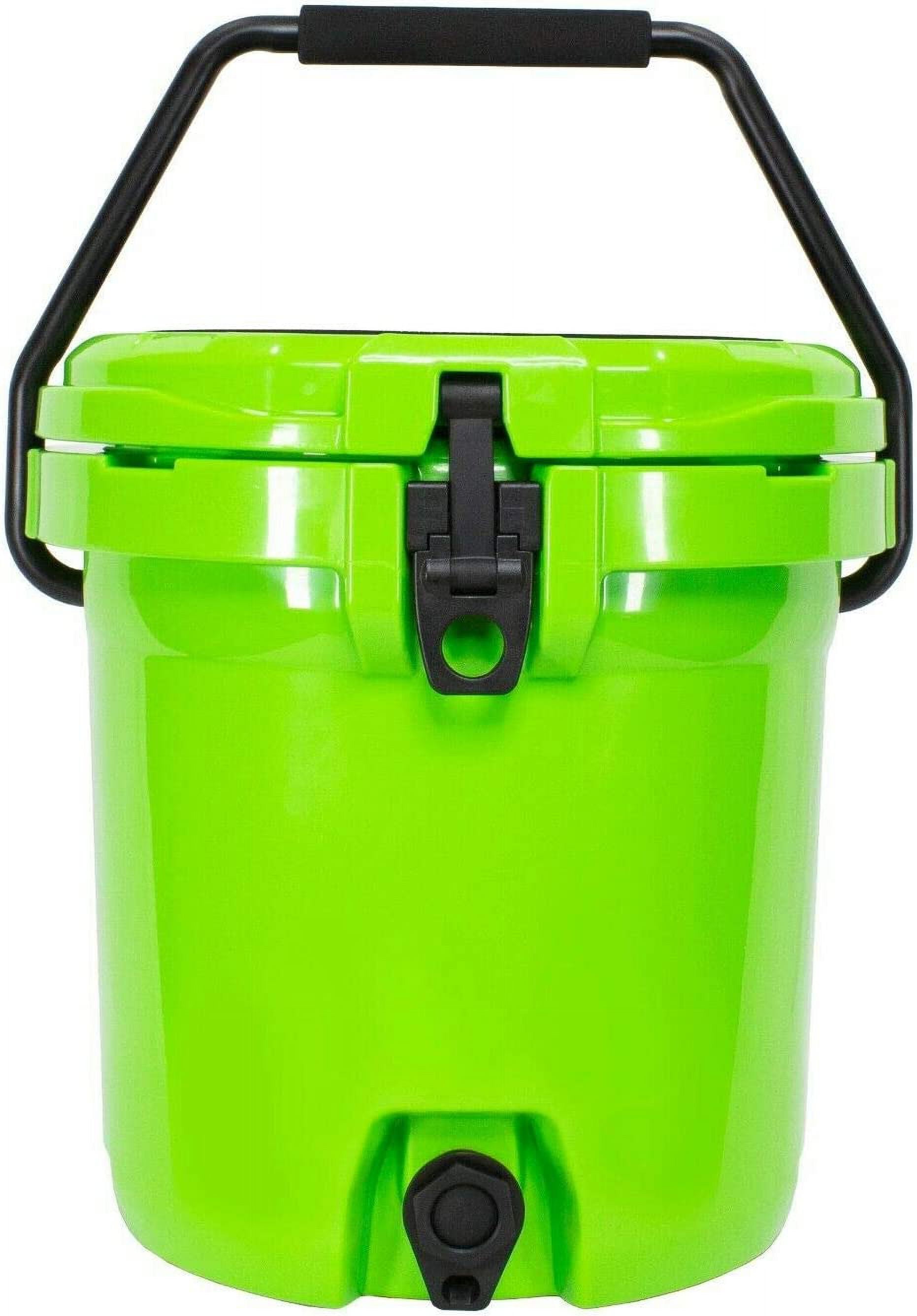 5 Gallon Original Green Heavy Duty Drink Dispenser Cooler with Spigot ...