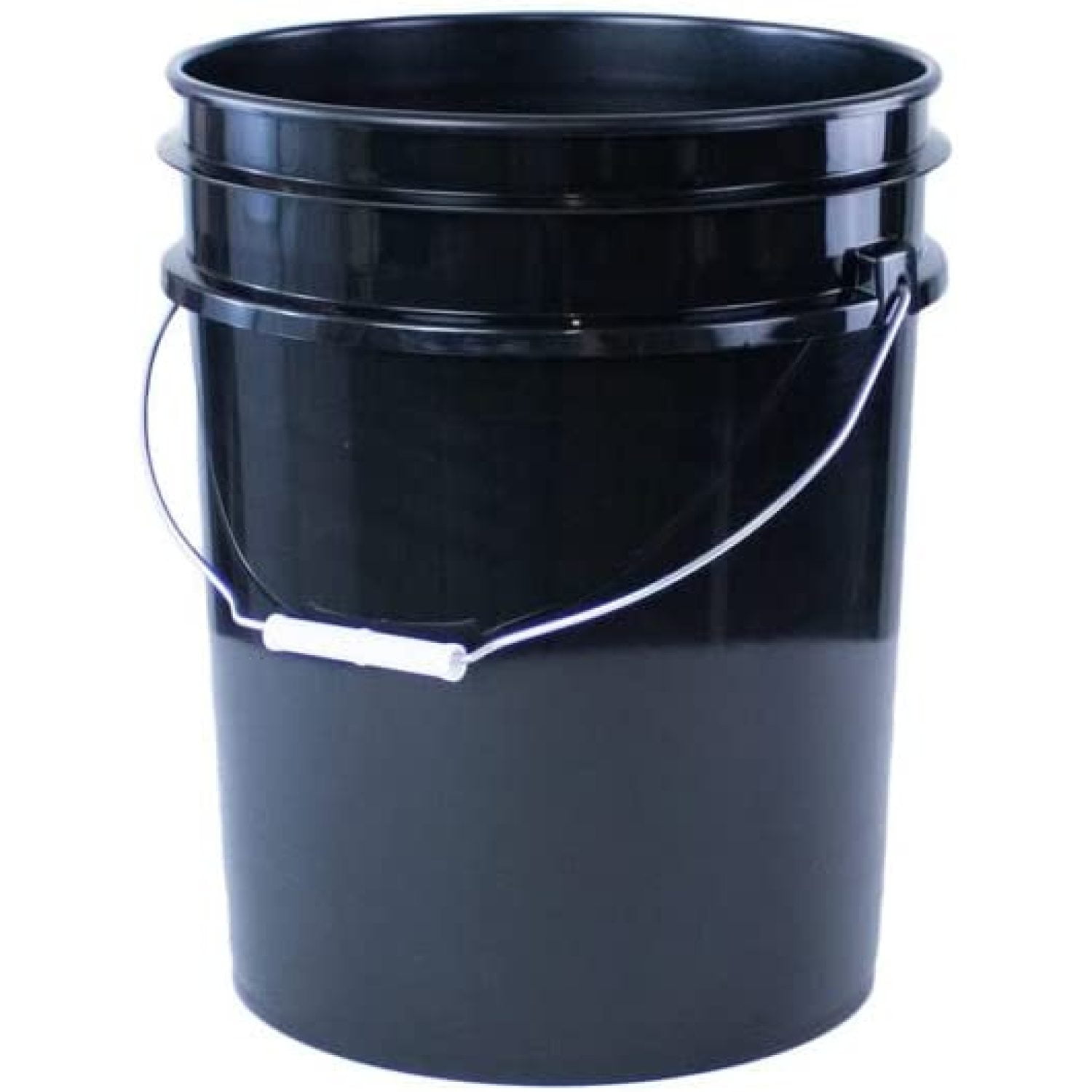 5 Gallon Plastic Bucket with Airtight Lid I Food Grade Bucket | Black ...