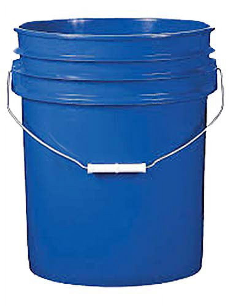 5 Gallon Plastic Buckets Six (6) Pack,Blue - Walmart.com