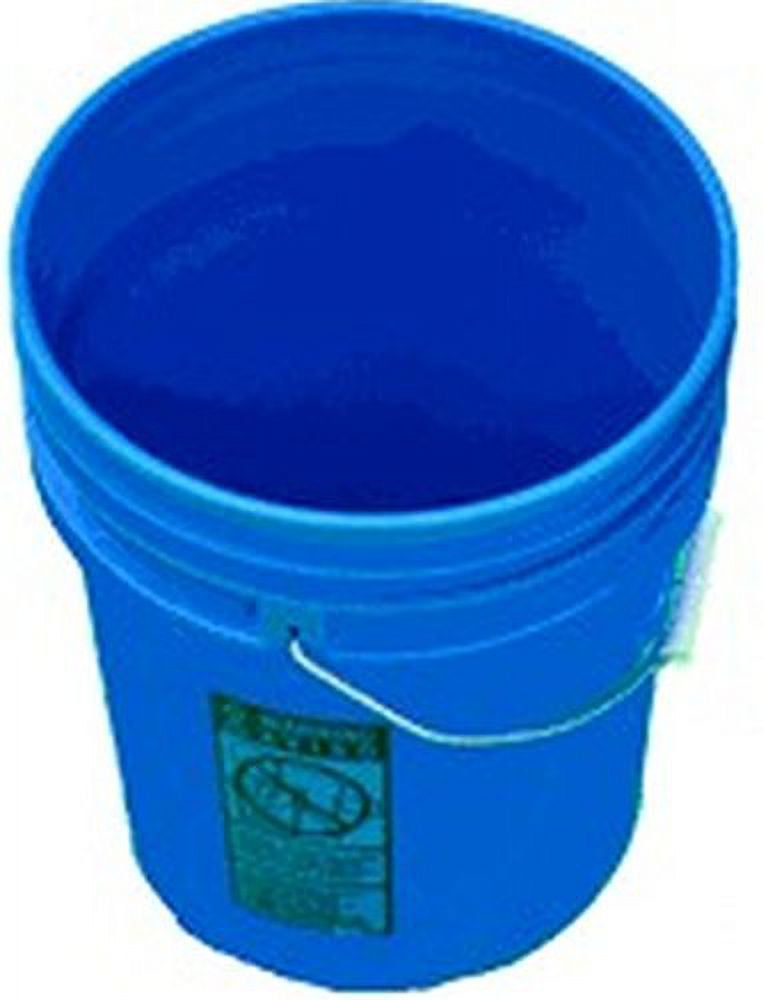 5 Gallon Plastic Buckets Six (6) Pack,Blue - Walmart.com